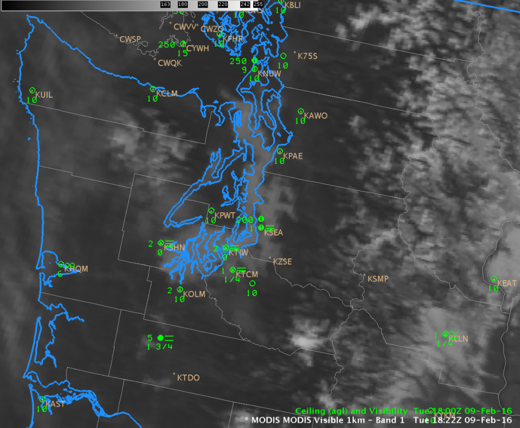 Small-scale Fog Event near Puget Sound | GOES-R Fog Product Examples